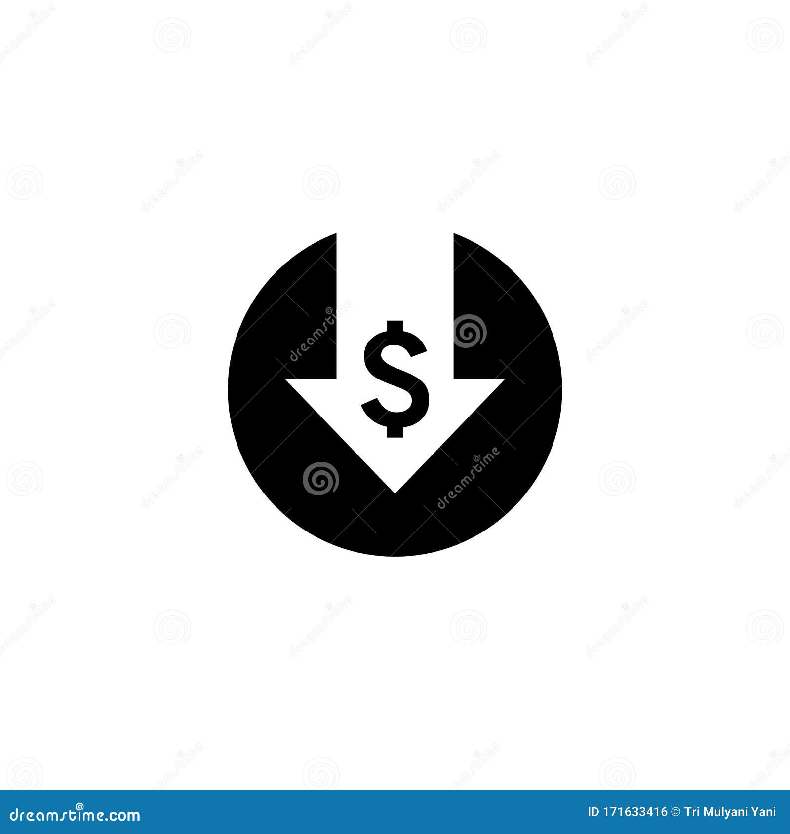 Cost Icon Vector Design Symbol Illustration Stock Vector - Illustration ...