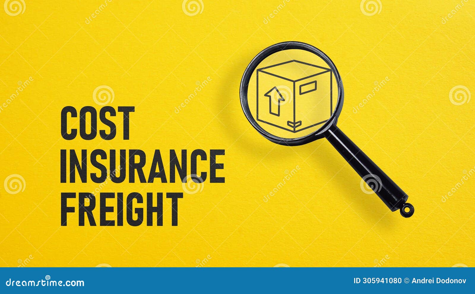 Cost Insurance Freight CIF is Shown Using the Text and Picture of ...