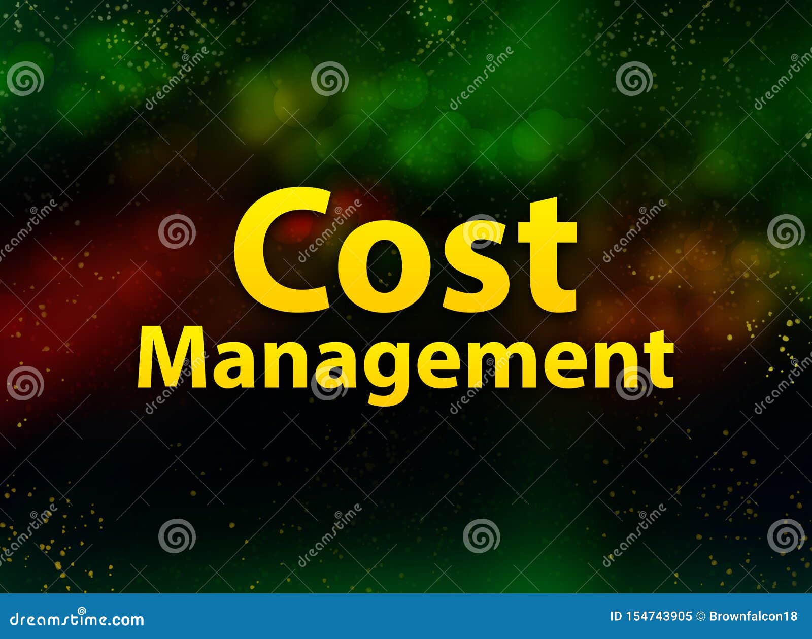 Cost Management Abstract Bokeh Dark Background Stock Illustration ...