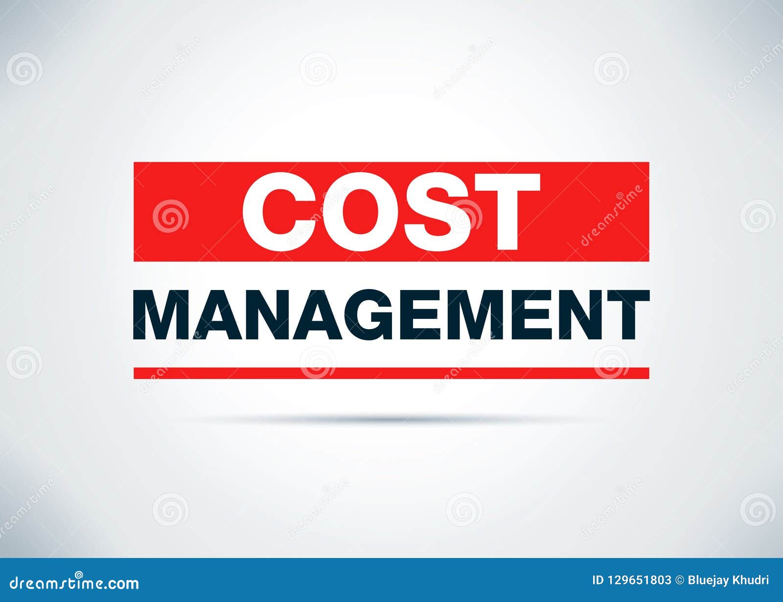 Cost Management Abstract Flat Background Design Illustration Stock ...