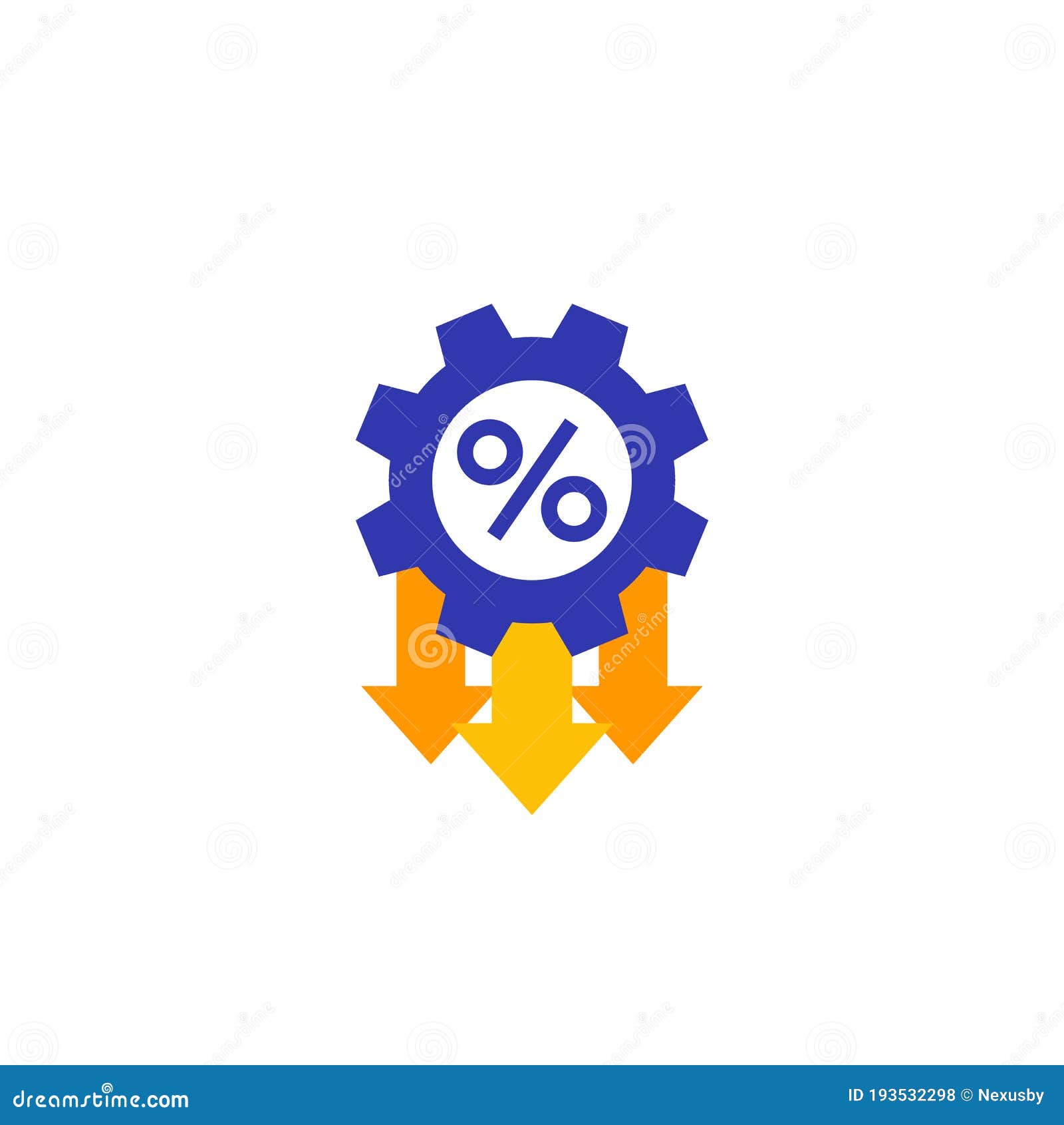 Cost Optimization, Efficiency Icon With Euro Vector Illustration ... Cost Optimization, Efficiency Icon With Euro Vector Illustration ...