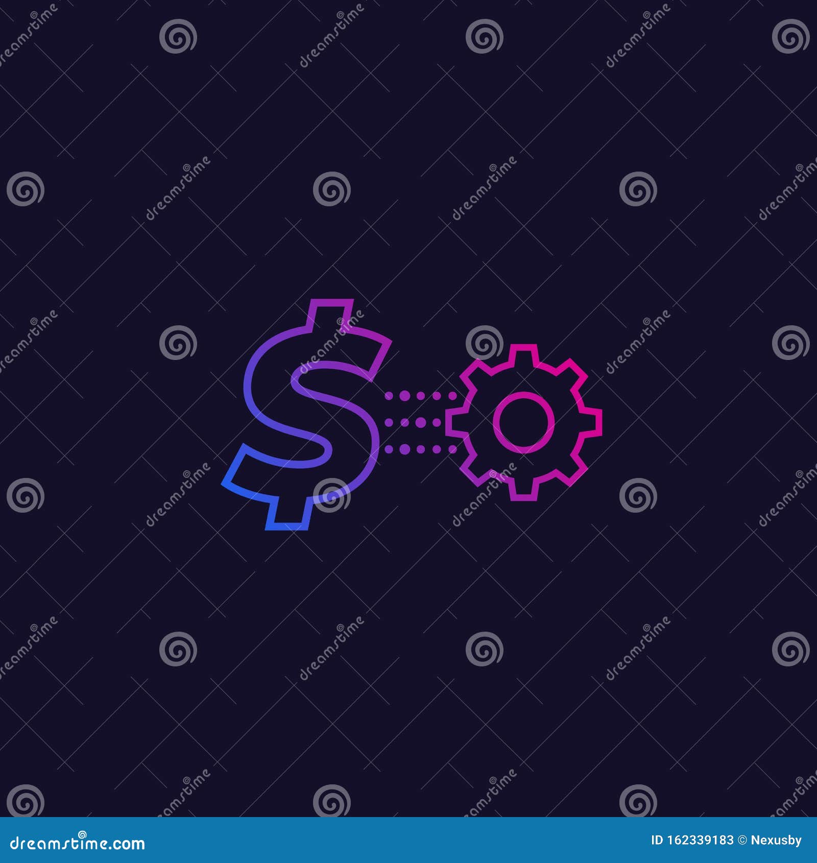 Cost Optimization, Expenses Reduction Icon Stock Vector - Illustration ...