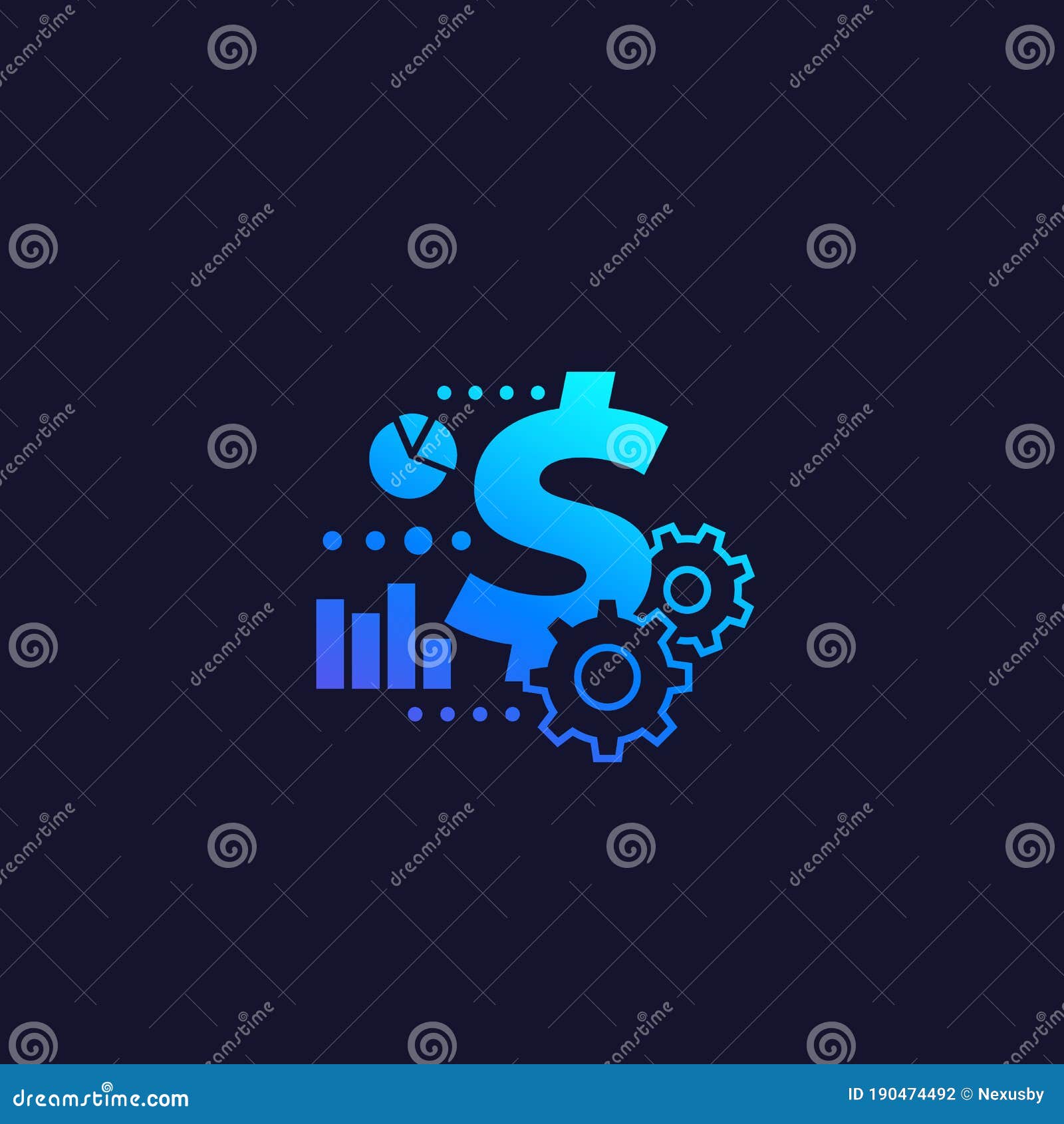 Cost Optimization, Financial Icon, Vector Graphic Stock Illustration ...
