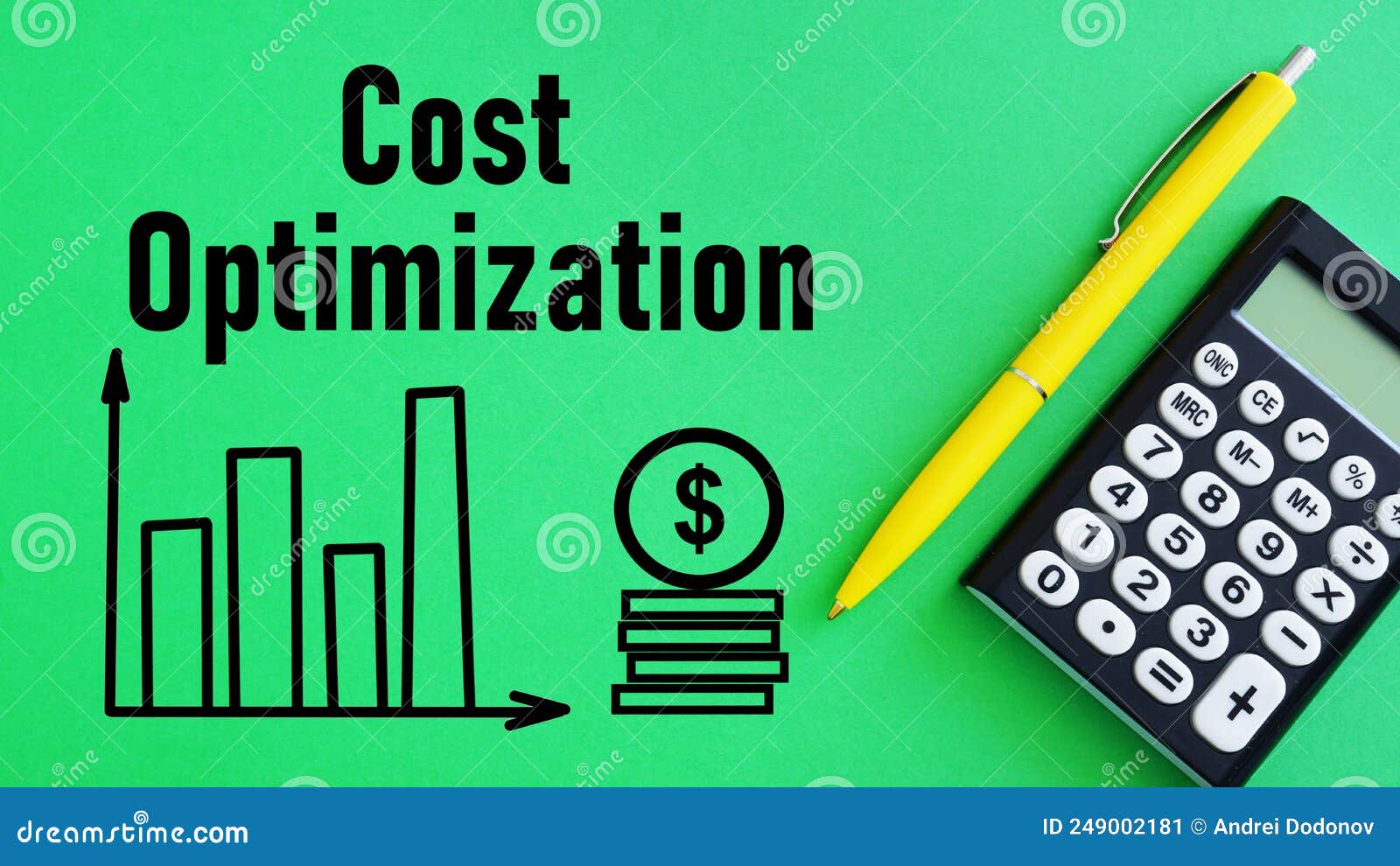 Cost Optimization Is Shown Using The Text Stock Image Image Of
