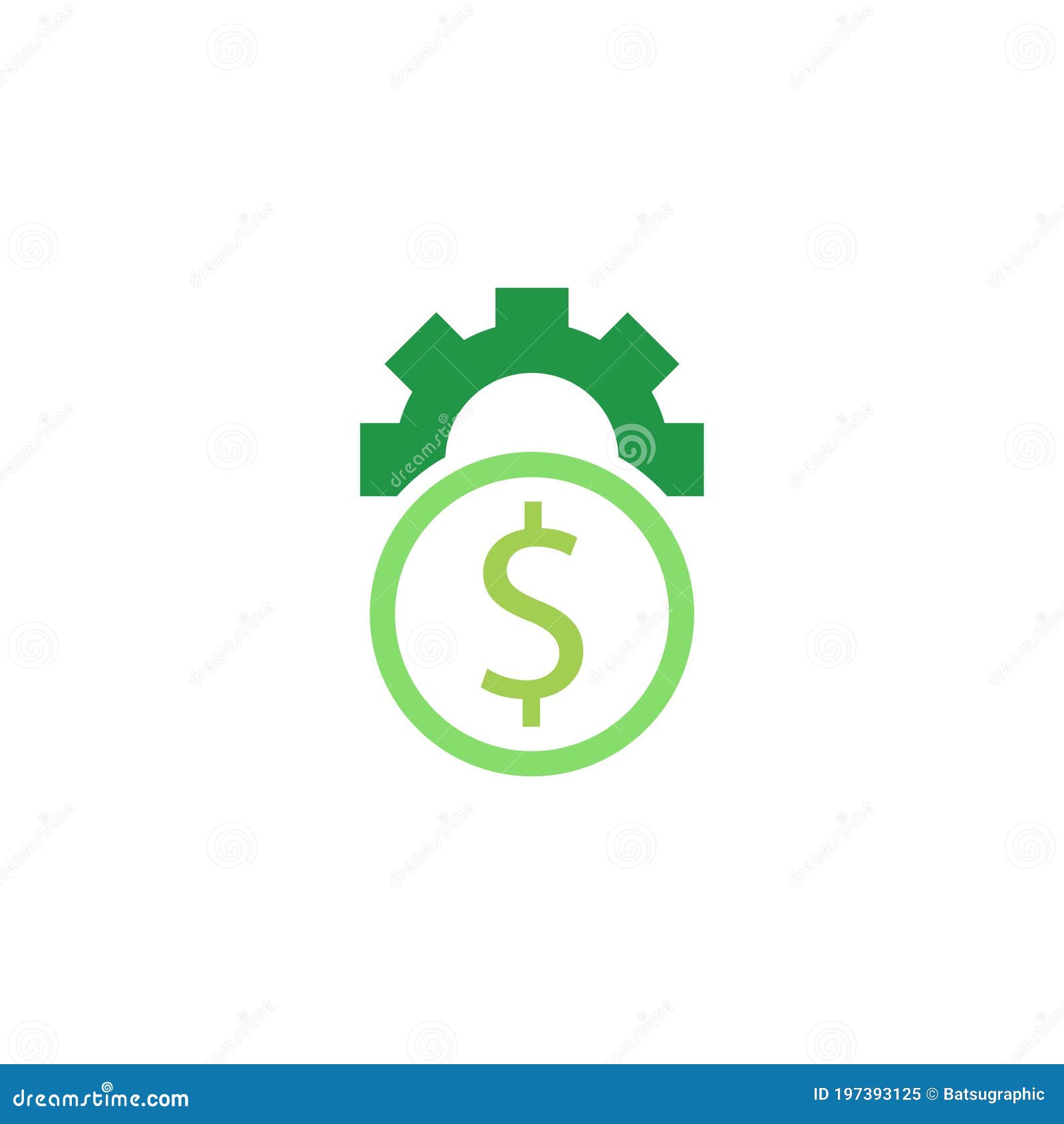 Cost Optimization Vector Logo Design Template Stock Vector ...