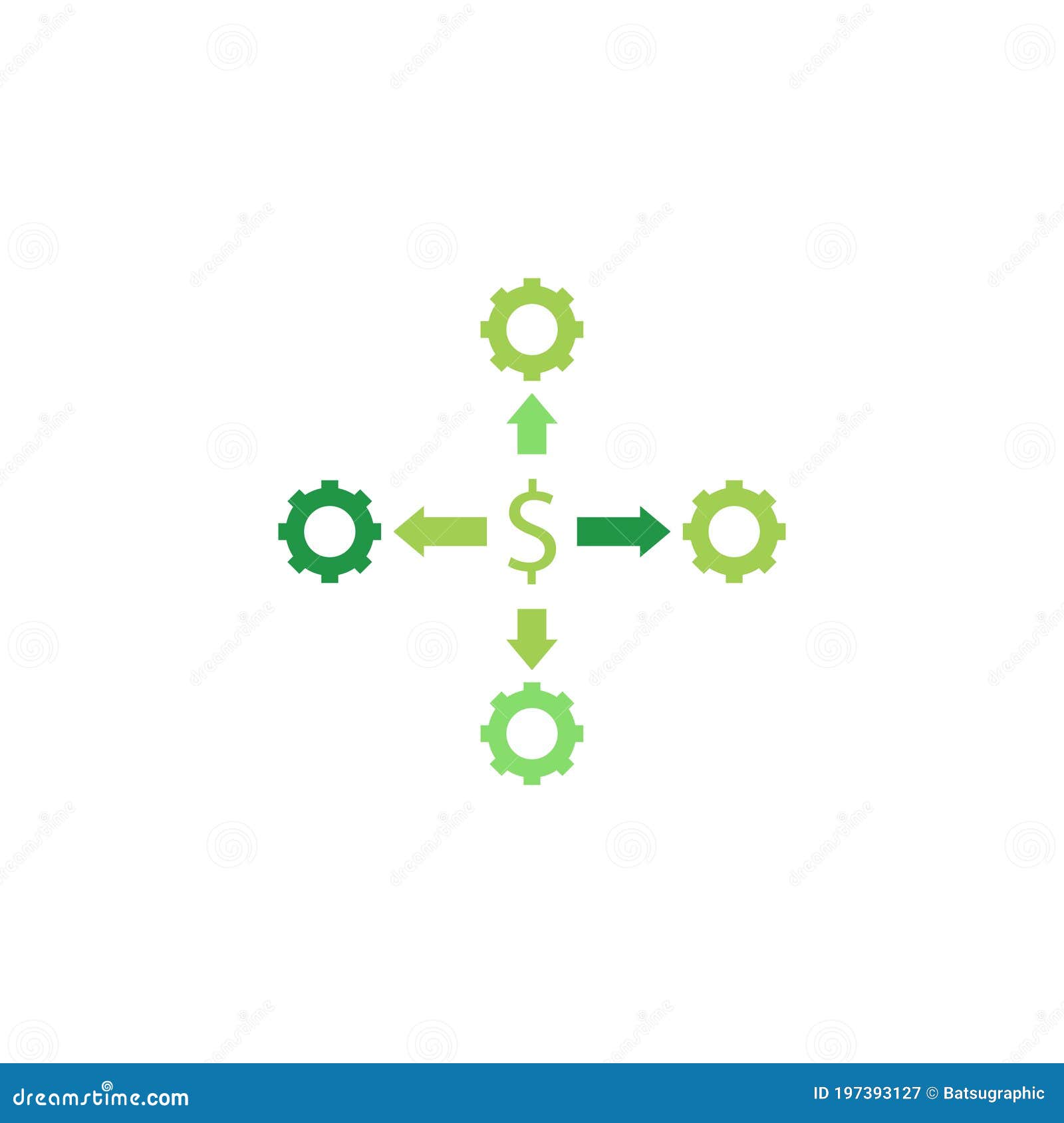 Cost Optimization Vector Logo Design Template Stock Vector ...