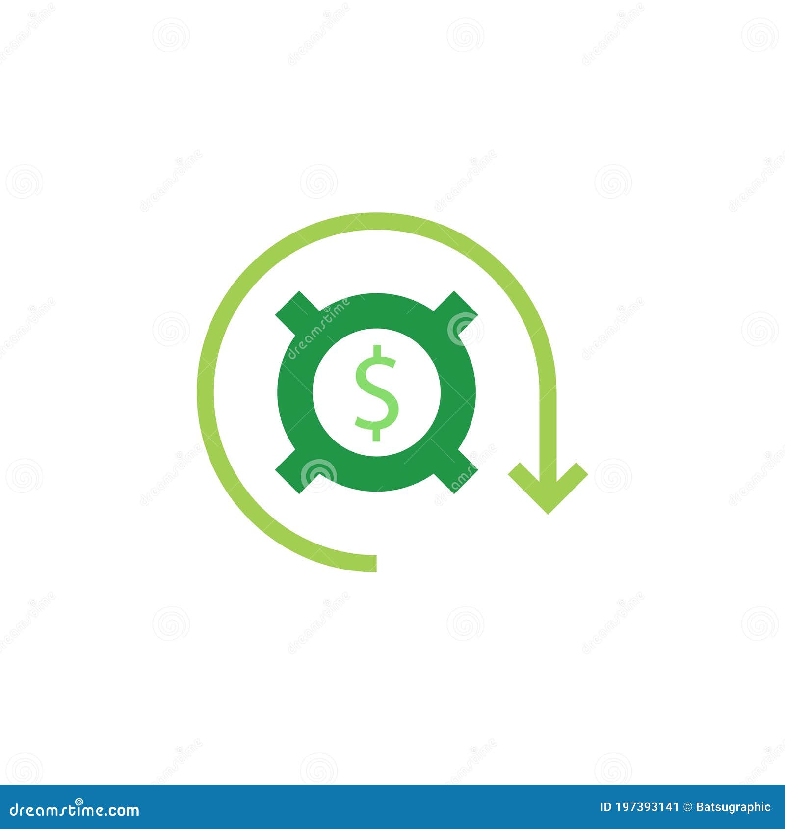 Cost Optimization Vector Logo Design Template Stock Vector ...