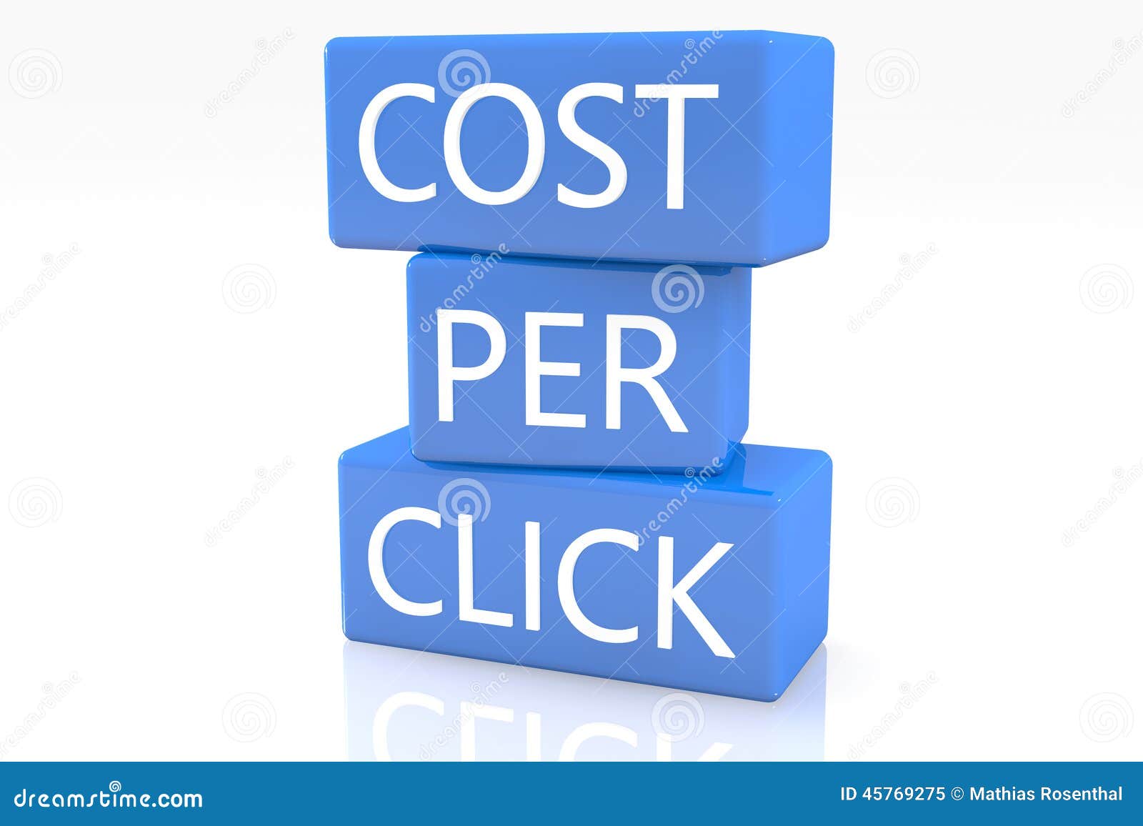 Cost per Click stock illustration. Illustration of acquire - 45769275