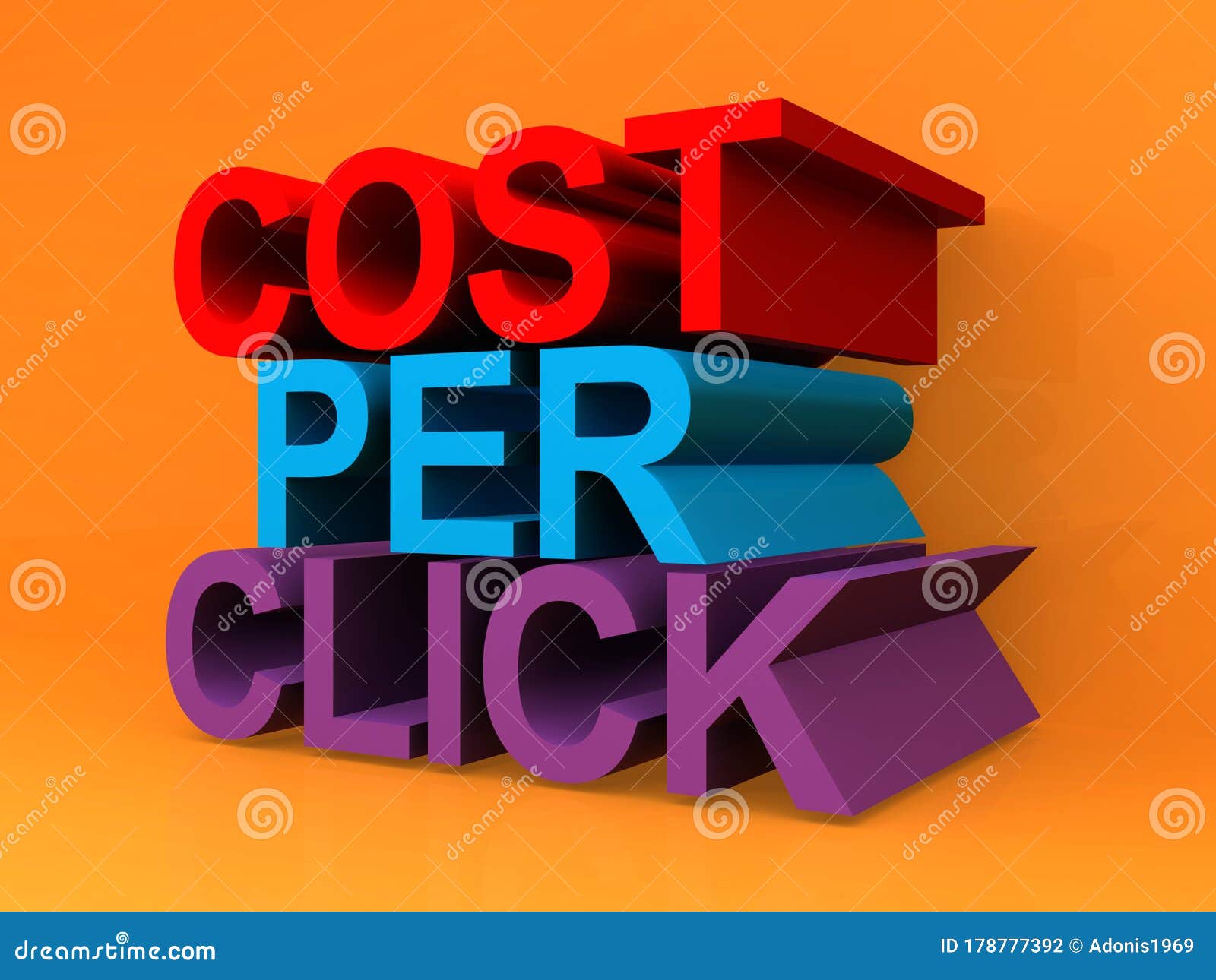 CPC Or Cost Per Click KPI Type. Indicator To Measure Employee ...