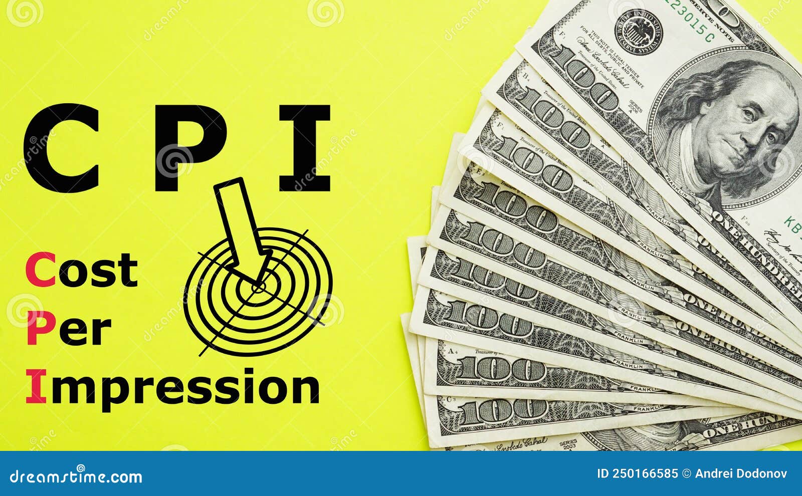 Cost Per Impression CPI is Shown Using the Text Stock Image - Image of ...