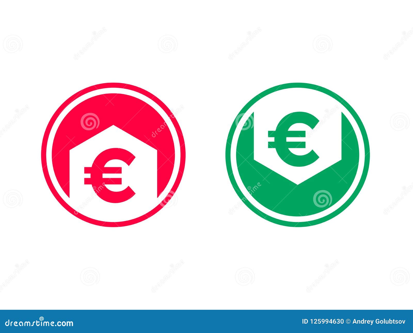 Decrease Euro Graph. Stock Photo | CartoonDealer.com #23476494