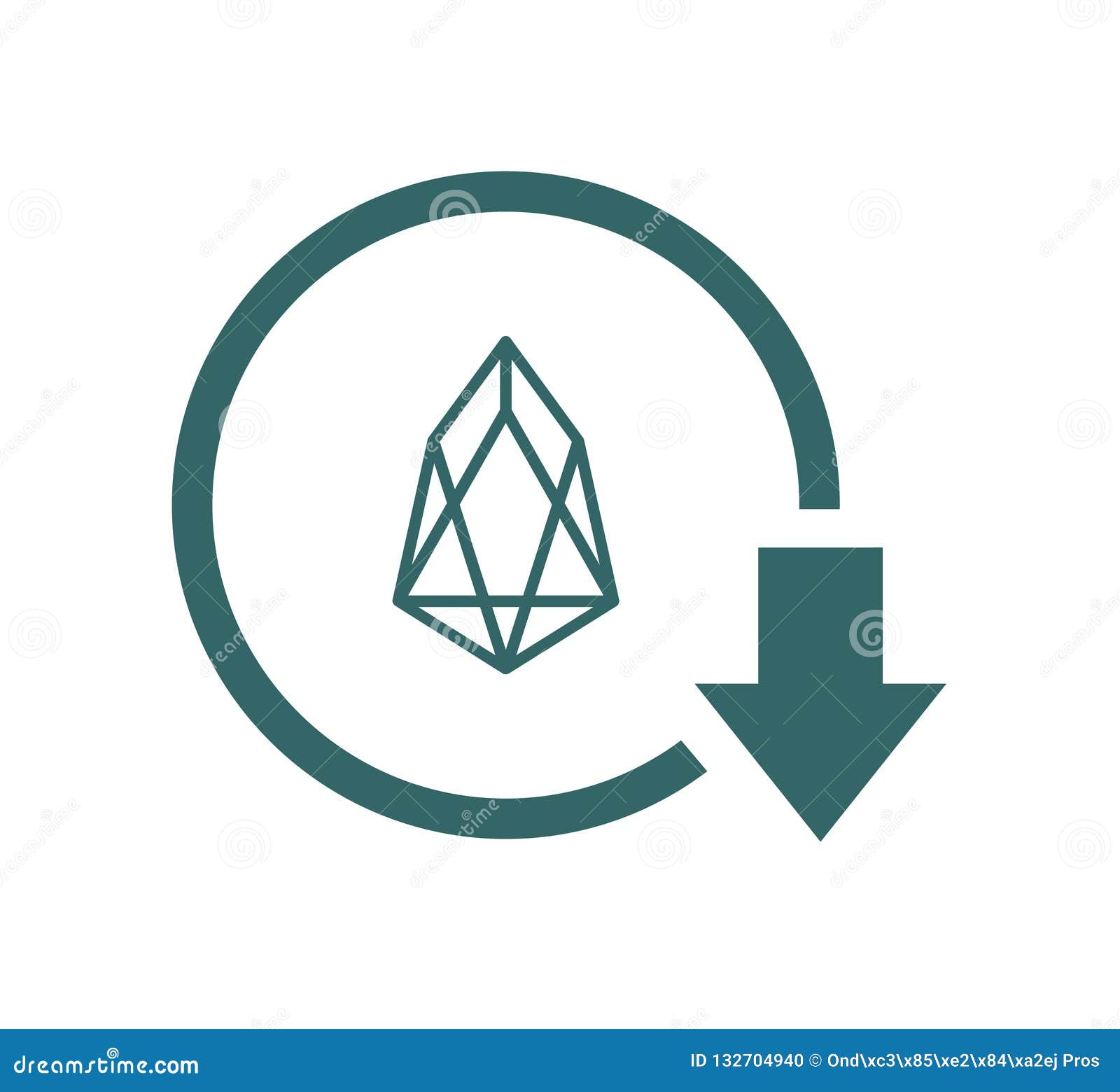 Cost Reduction- Decrease Icon. Vector Symbol Image Isolated on ...