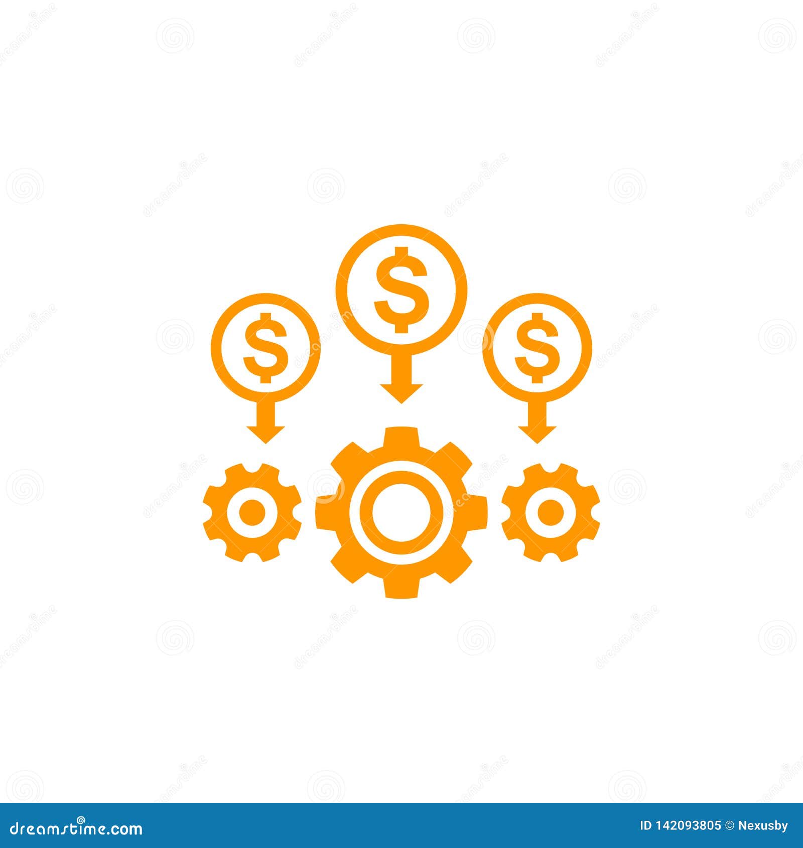 Cost Reduction and Efficiency Stock Vector - Illustration of cost ...