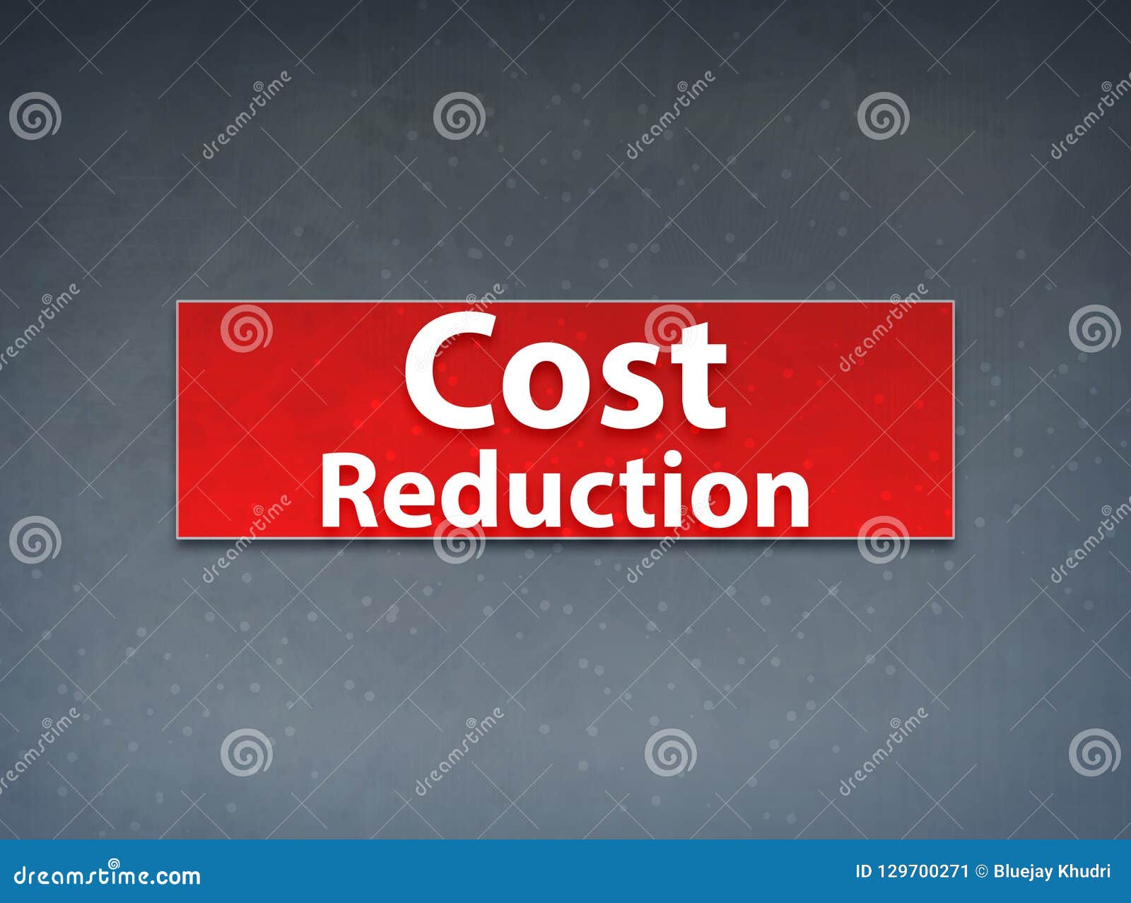 Cost Reduction Red Banner Abstract Background Stock Illustration ...