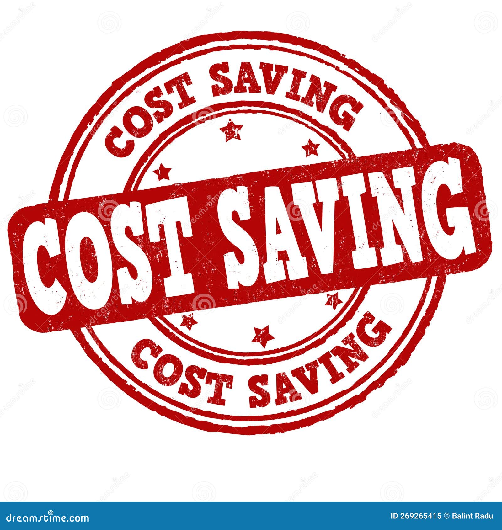 Cost Saving Grunge Rubber Stamp Stock Vector - Illustration of seal ...