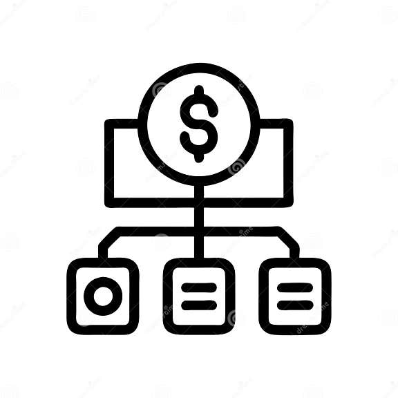 Cost Structure Icon stock vector. Illustration of achievement - 352798103
