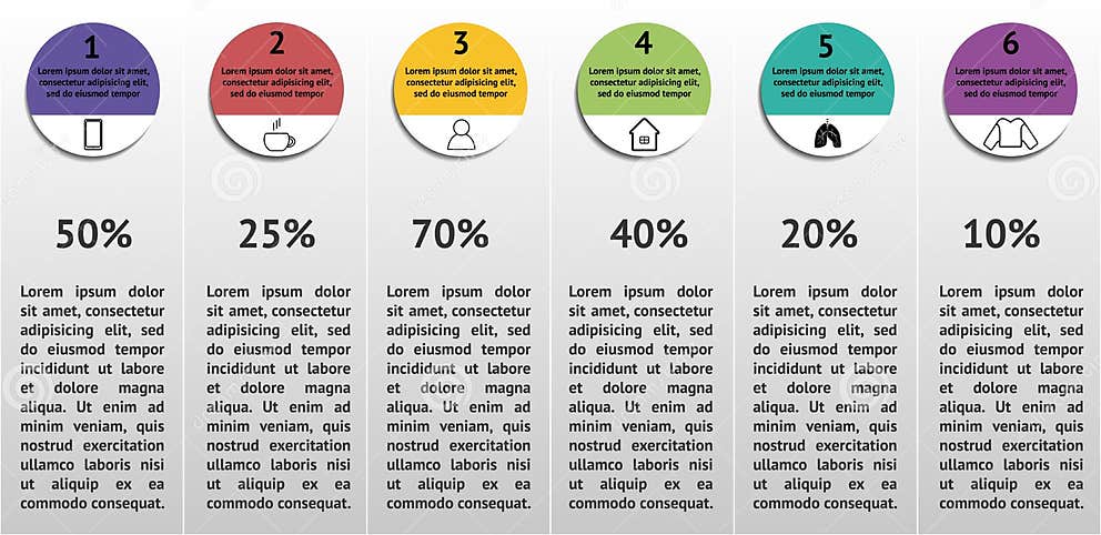 Cost Structure Infographic Design Stock Vector - Illustration of ...