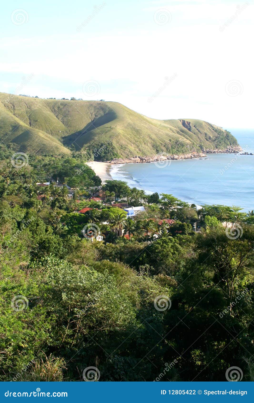 Costa brasileira foto de stock. Imagem de montanha, américa - 12805422