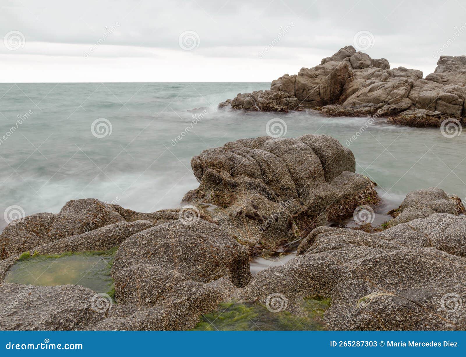 The Costa Brava in the Mediterranean Sea and Its Typical Limestone ...