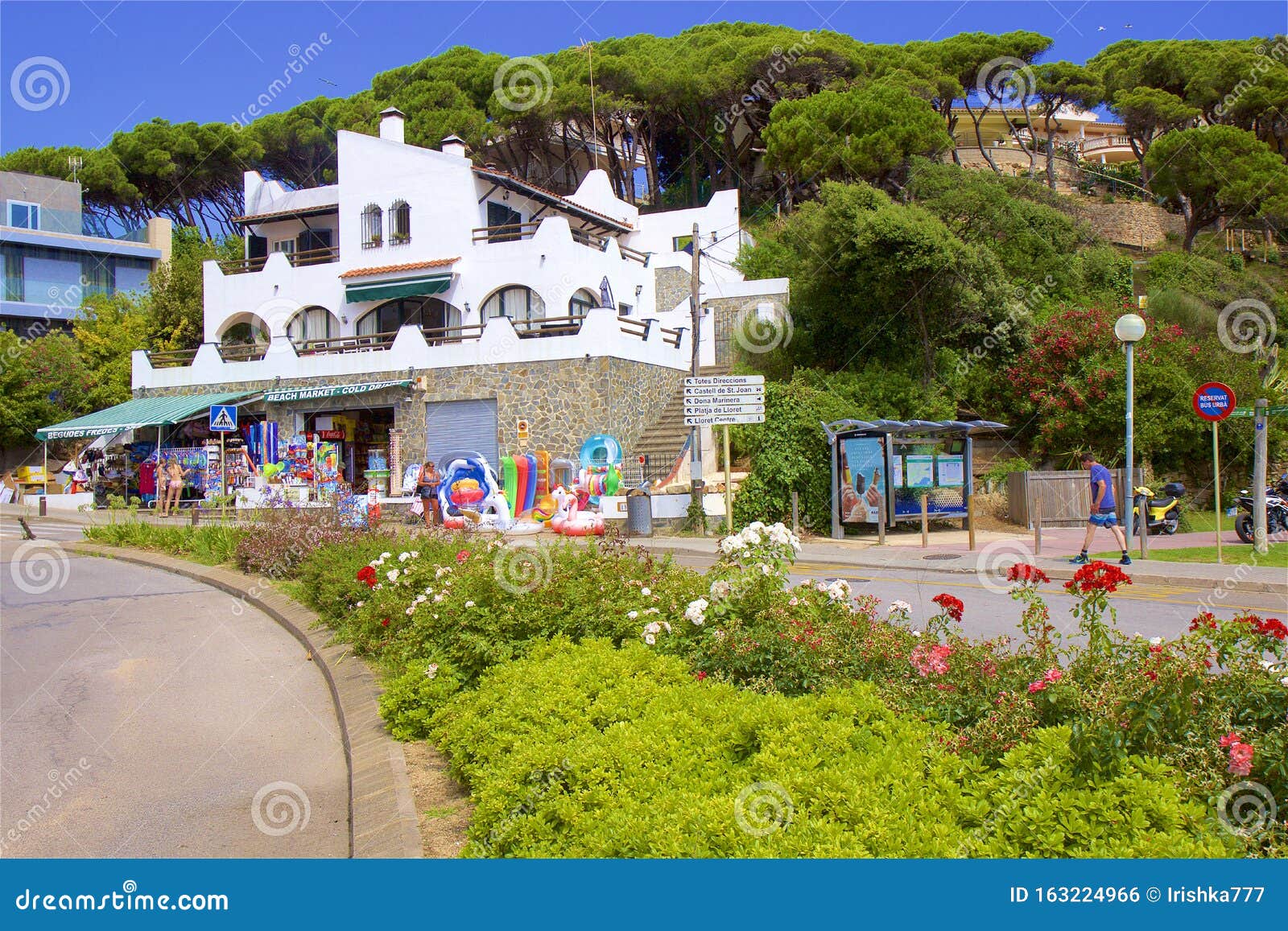 Costa Brava Resorts - Lloret De Mar, Spain Editorial Photo - Image of ...
