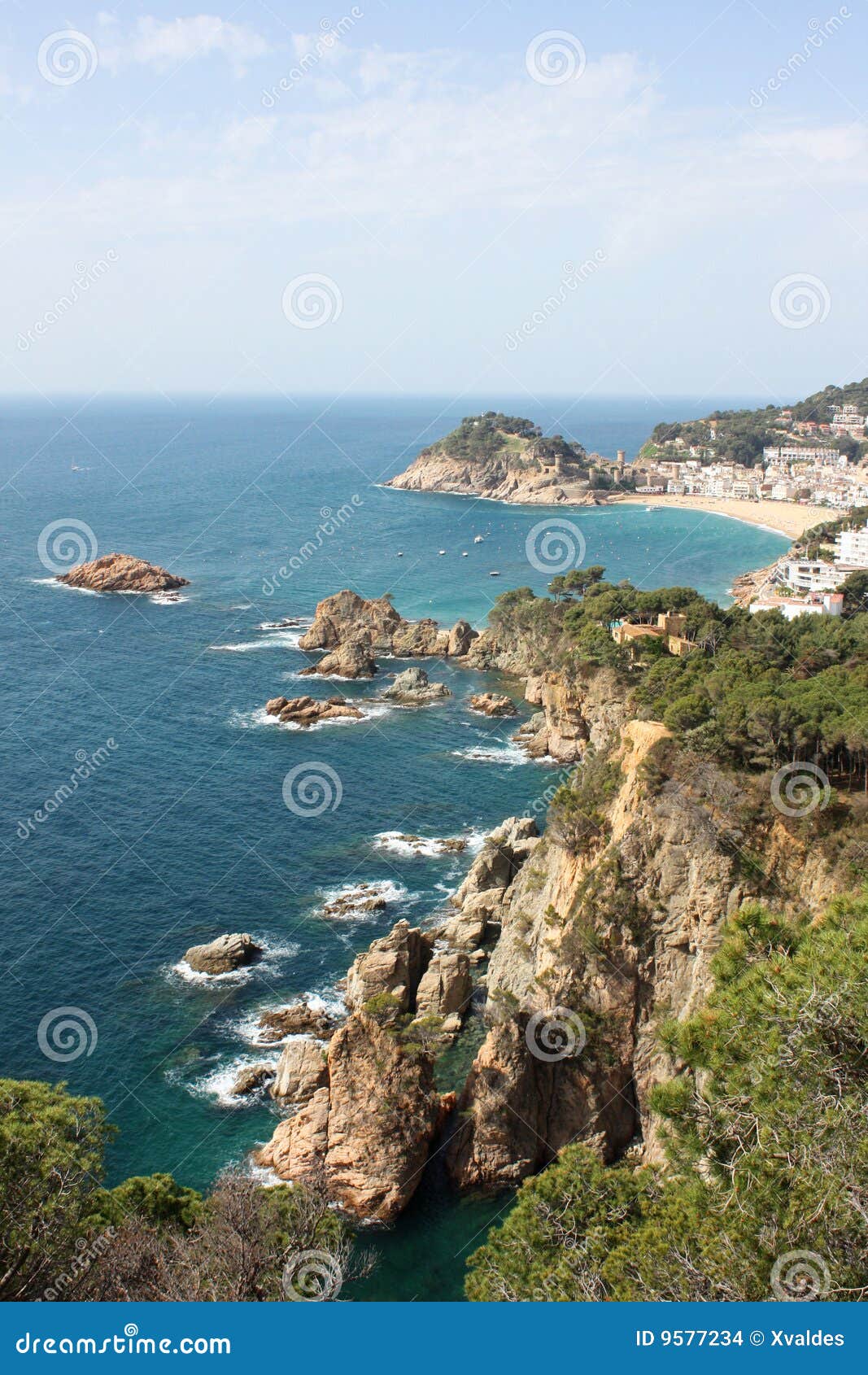 Costa Brava in Spain stock photo. Image of holiday, pirates - 9577234