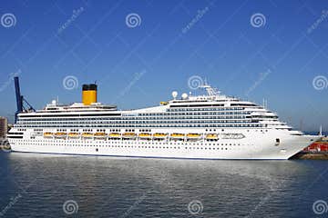 Costa cruise ship stock image. Image of boat, costa, blue - 16672949