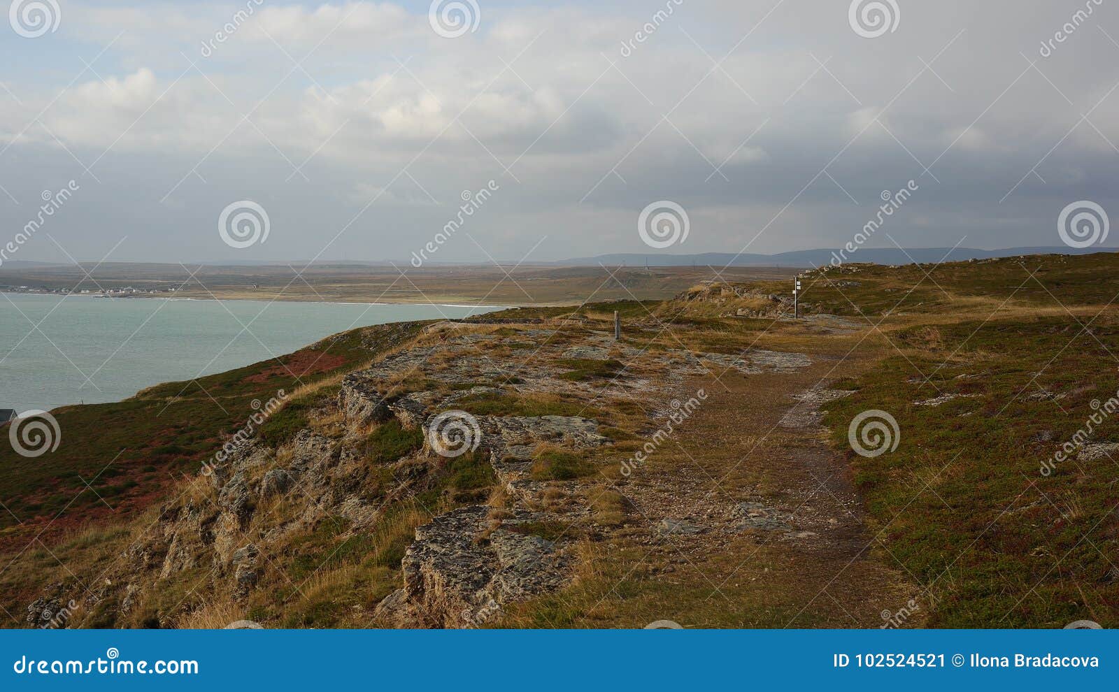 Costa de mar de Barents imagen de archivo. Imagen de campo - 102524521