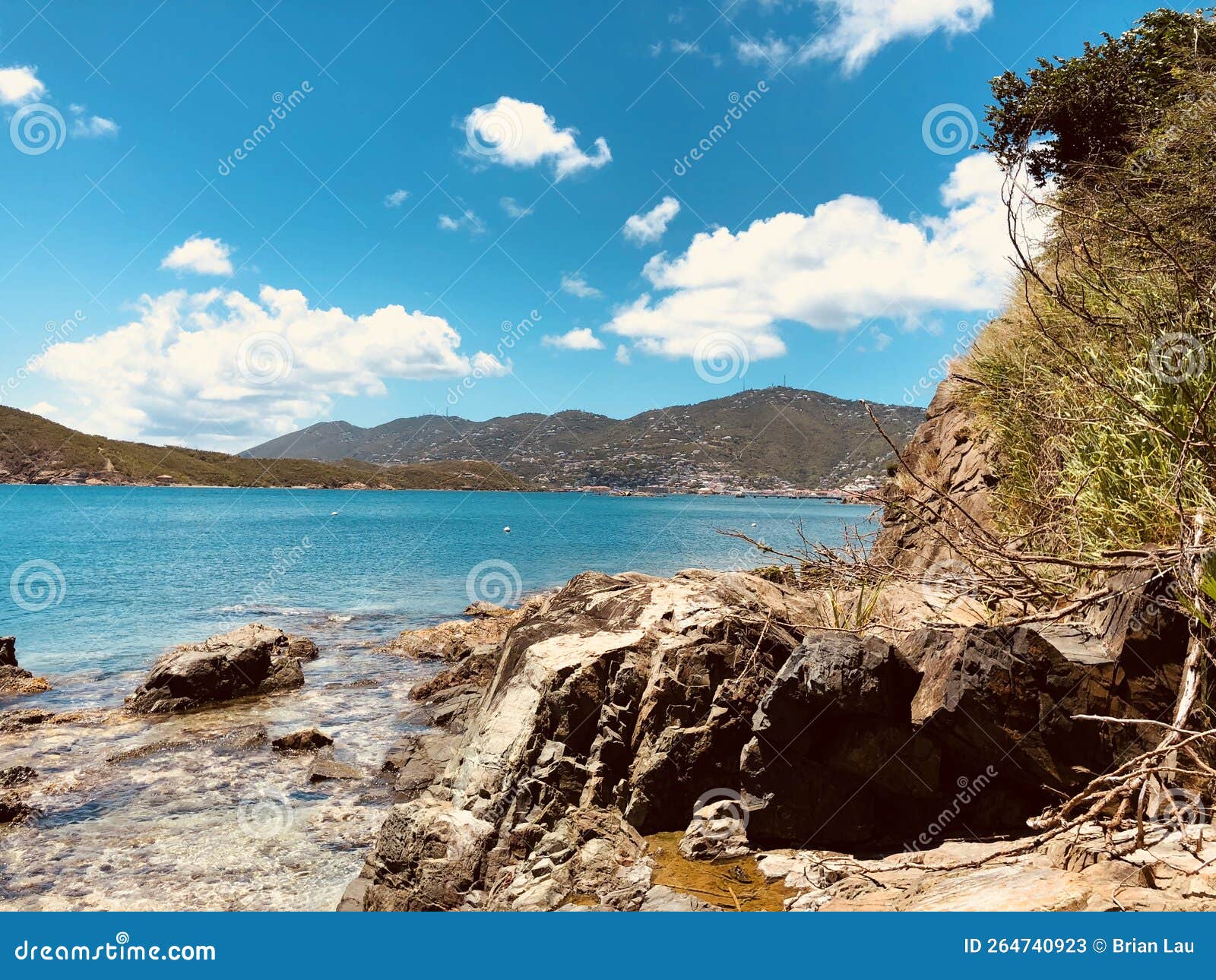 Costa De St. Isla Thomas En El Caribe Imagen de archivo - Imagen de ...