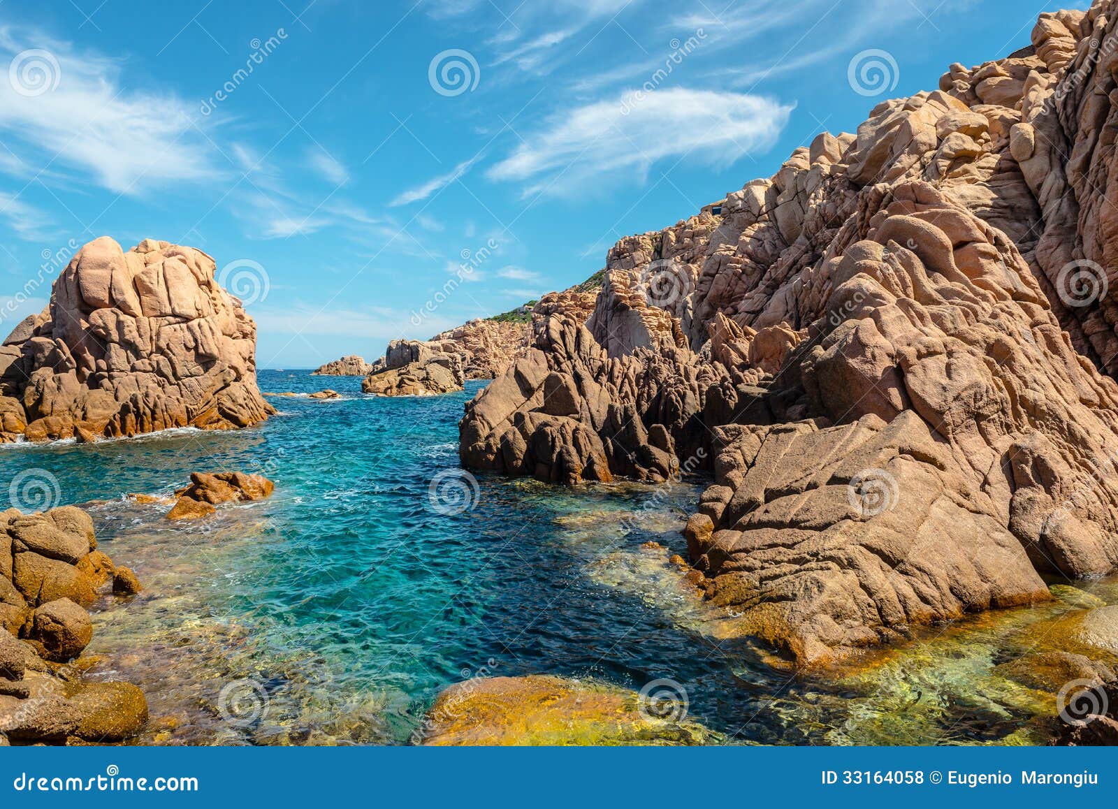 Costa Paradiso Sardinia Sea Landscape Stock Photo - Image of landscape ...