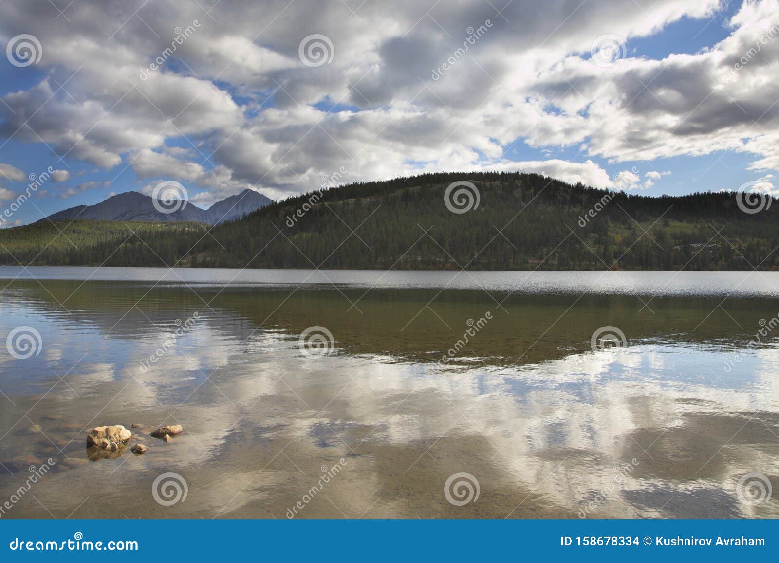 Costa Poco Profunda Del Lago Foto de archivo - Imagen de naturalizado ...