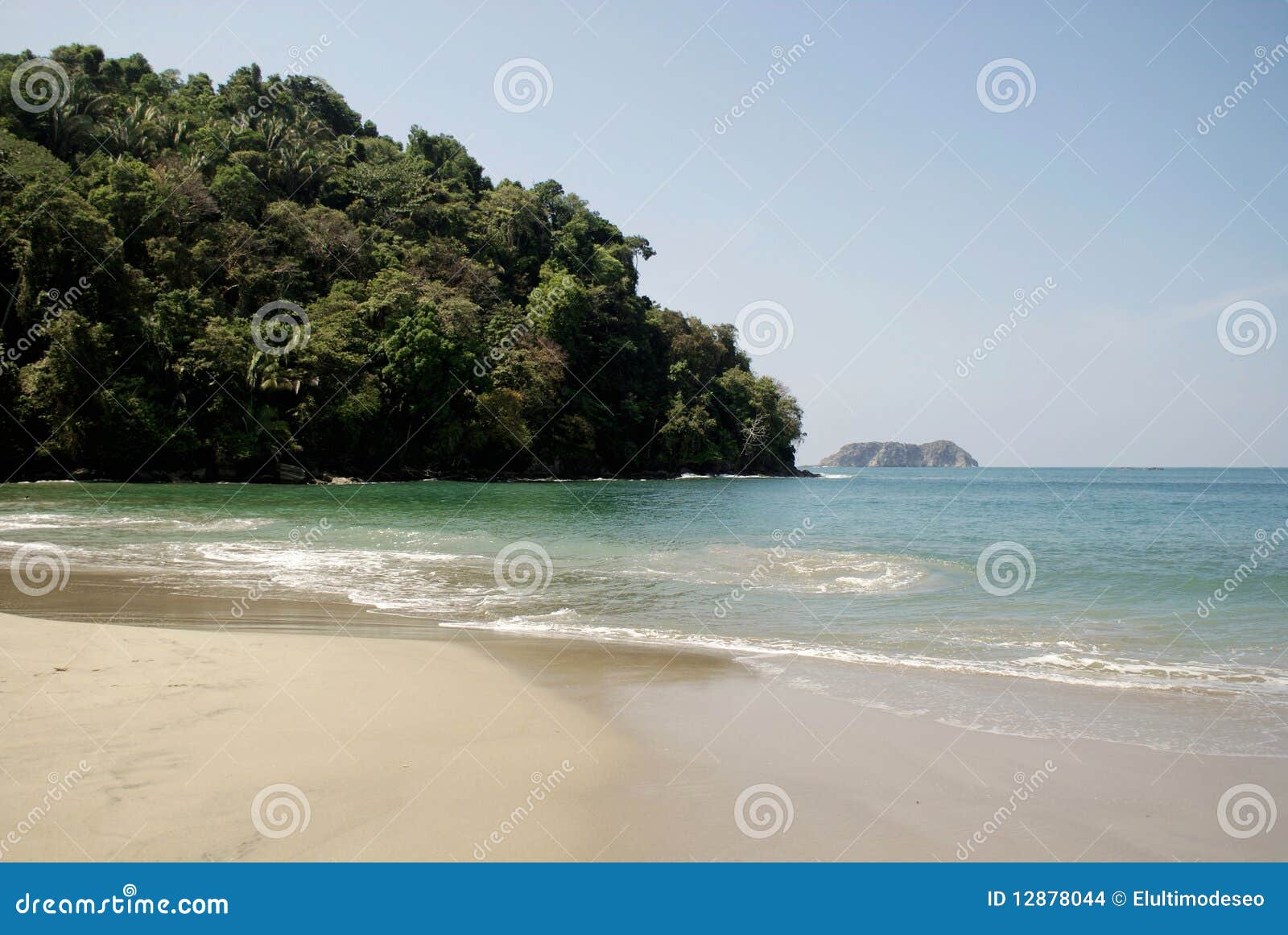 Costa Rica beach stock photo. Image of natural, caribbean - 12878044