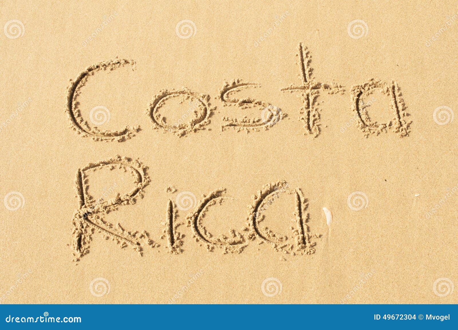 Costa Rica stock photo. Image of beautiful, words, waves - 49672304
