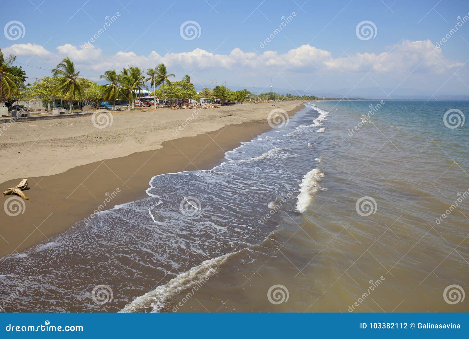 Costa Rica Puntarenas Playa Foto de archivo - Imagen de rica, playa ...