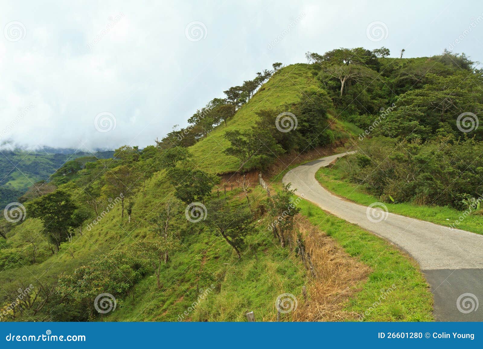 Costa Rica Windy Road stock photo. Image of tropical - 26601280