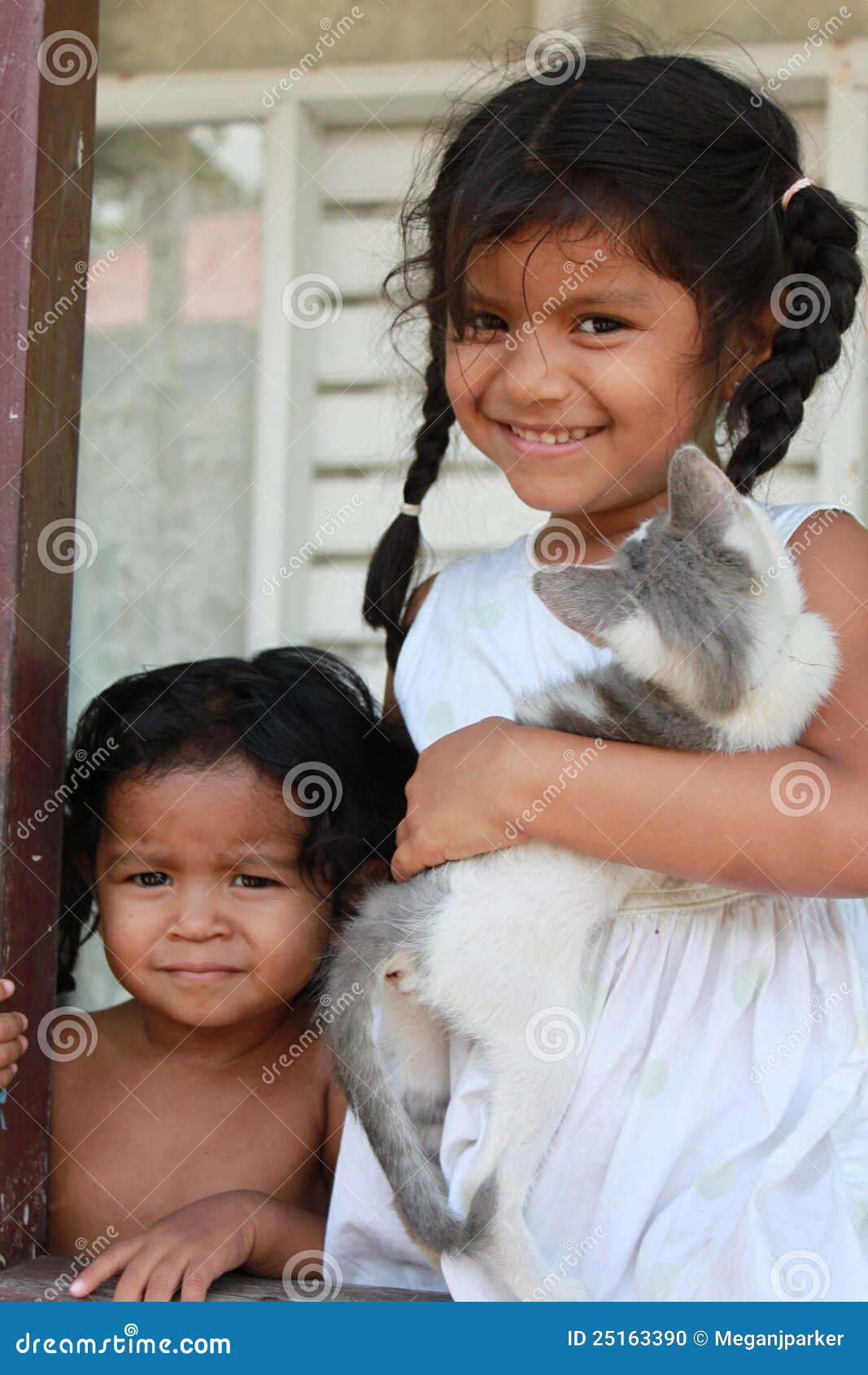 Costa Rican Children editorial image. Image of sweet - 25163390