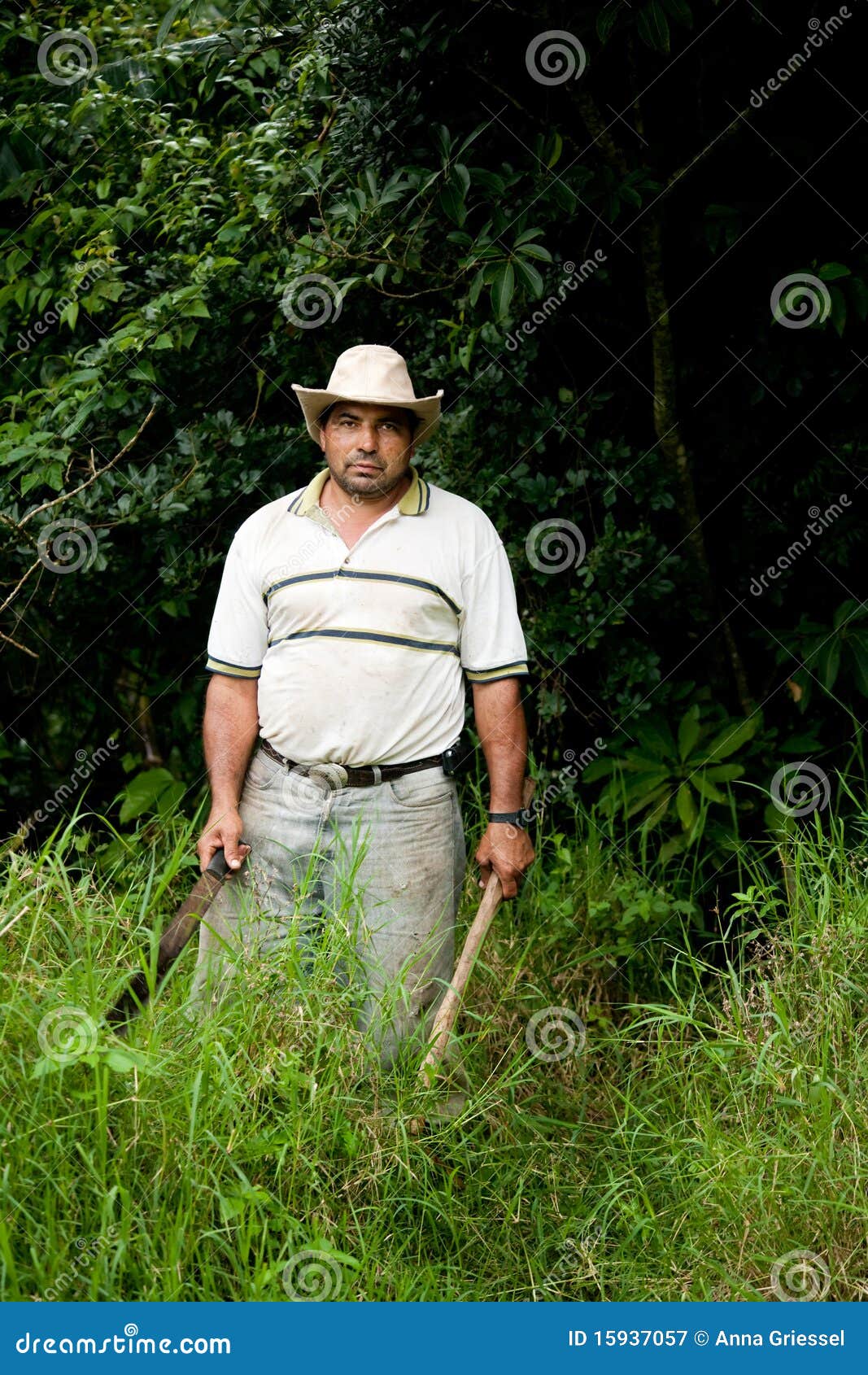 Costa Rican ranch hand stock image. Image of forest, america - 15937057