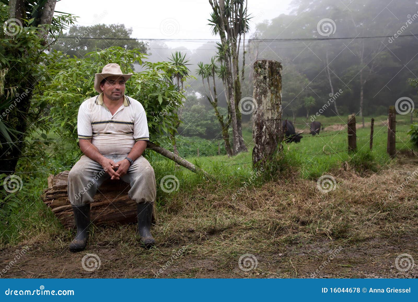 Costa Rican ranch hand stock photo. Image of america - 16044678
