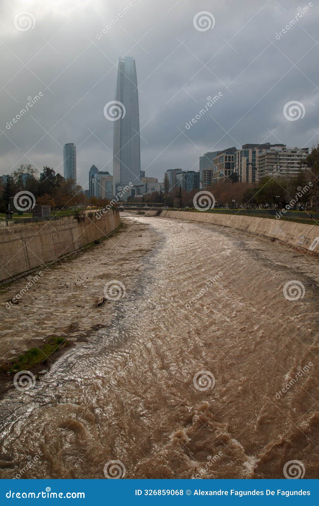 Costanera Center Skyscraper Santiago De Chile Editorial Stock Photo ...