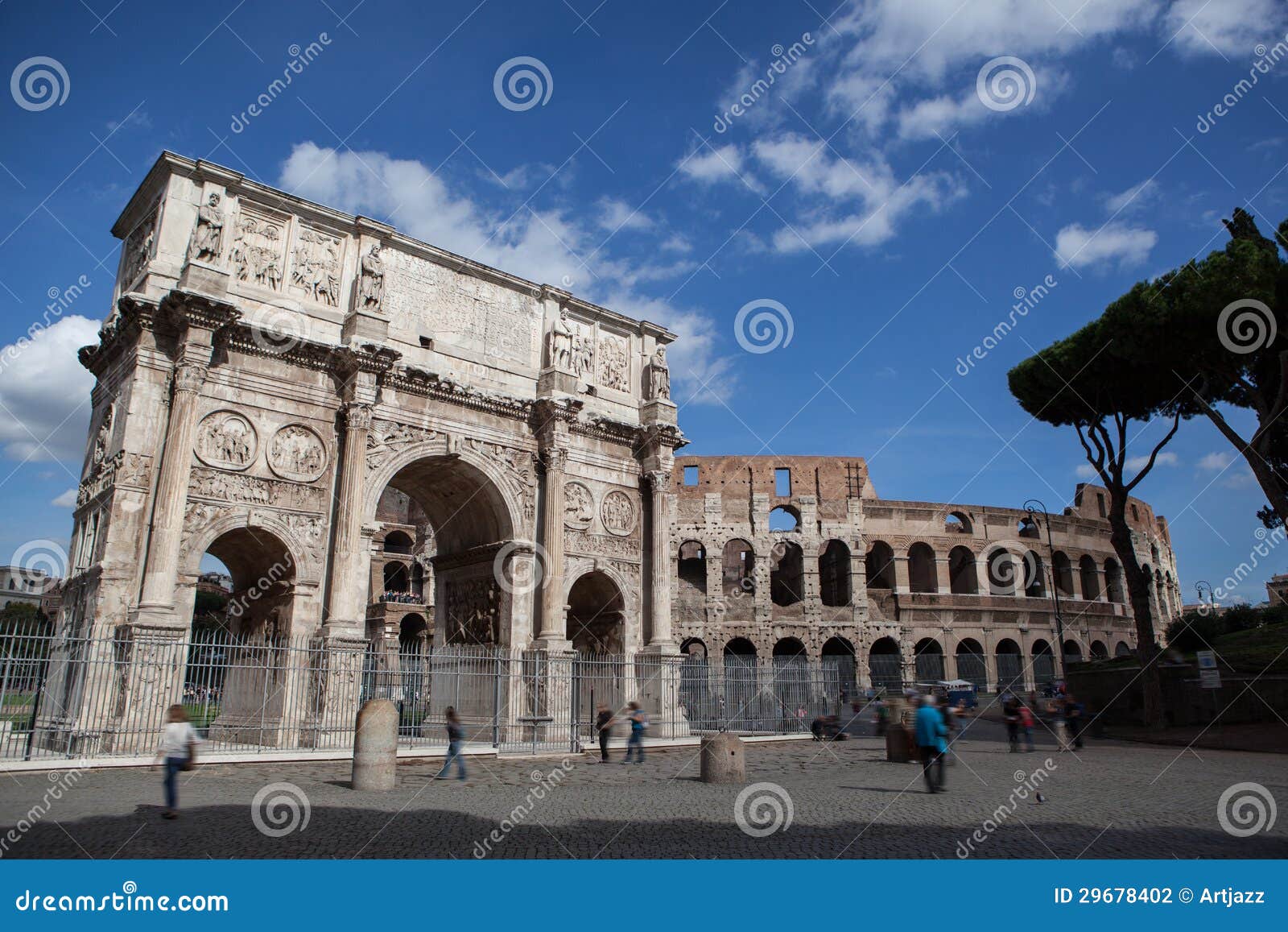 Costantine S Arc in Rome, Italy Editorial Photography - Image of ...