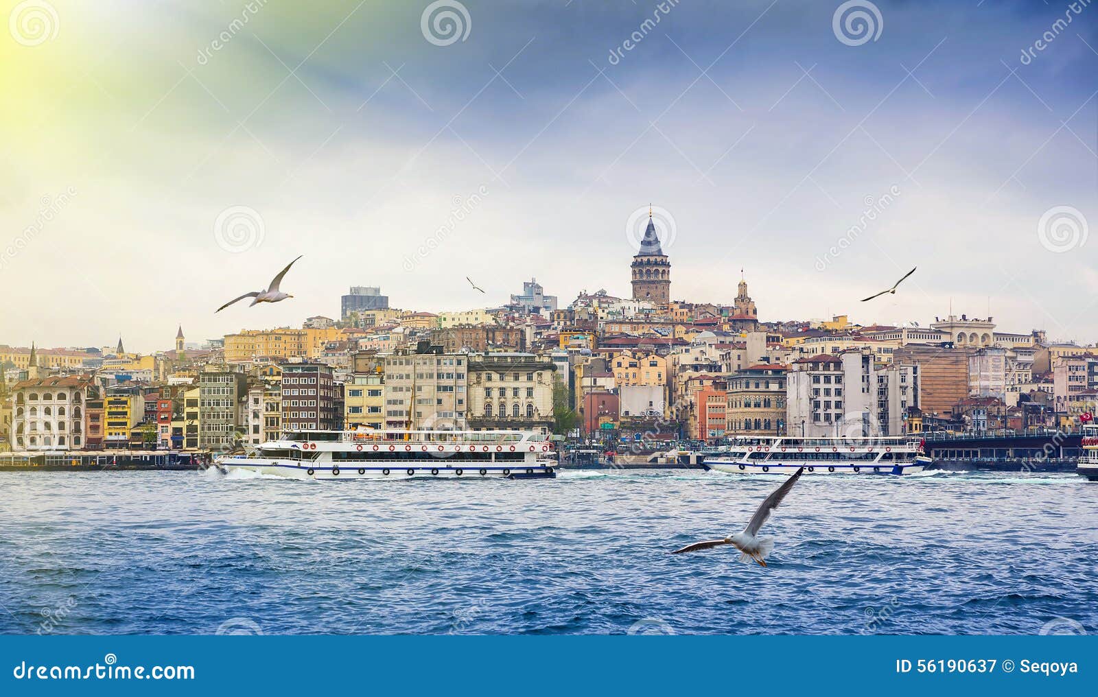 Costantinopoli La Capitale Della Turchia Immagine Stock - Immagine di ...