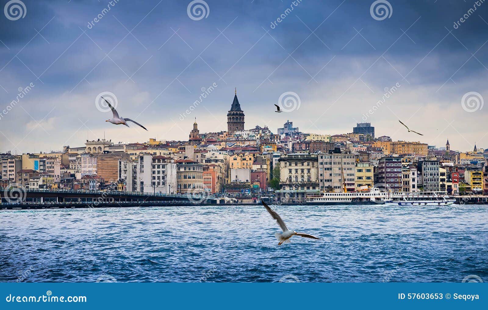 Costantinopoli La Capitale Della Turchia Immagine Stock - Immagine di ...