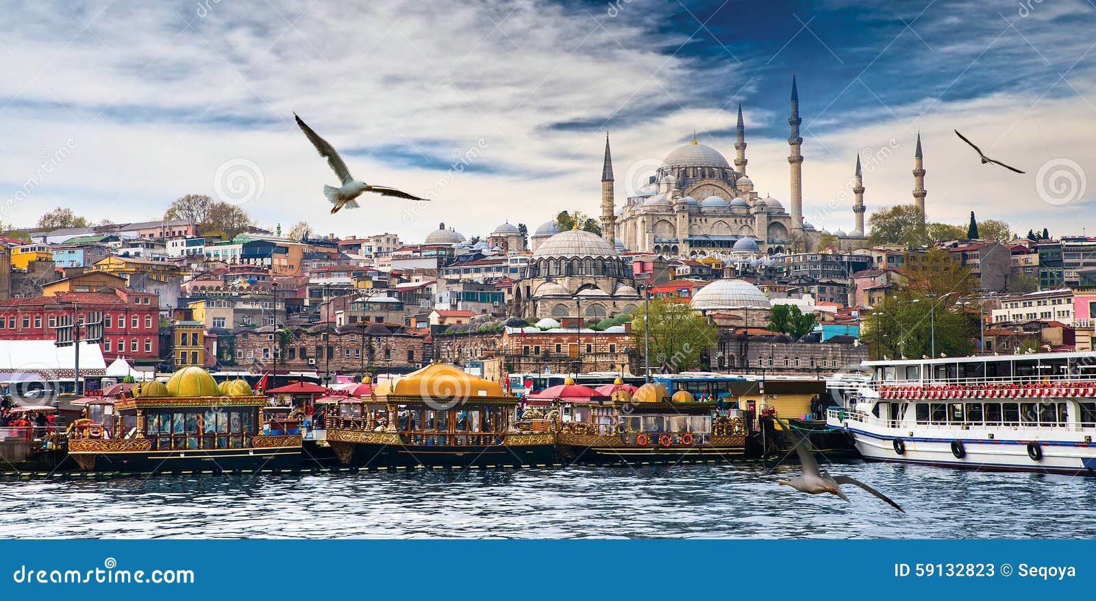 Costantinopoli La Capitale Della Turchia Immagine Stock - Immagine di ...