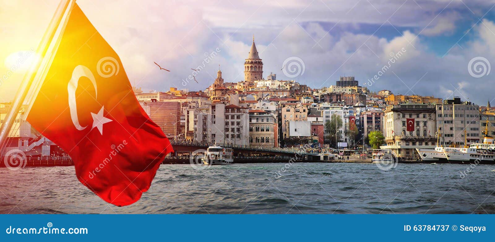 Costantinopoli La Capitale Della Turchia Immagine Stock - Immagine di ...