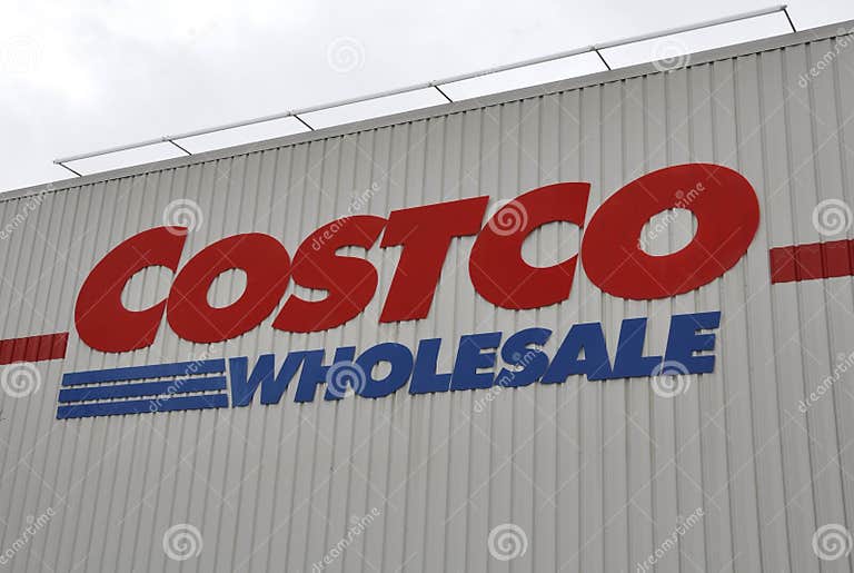 Costco sign editorial photography. Image of company, exterior - 56580747