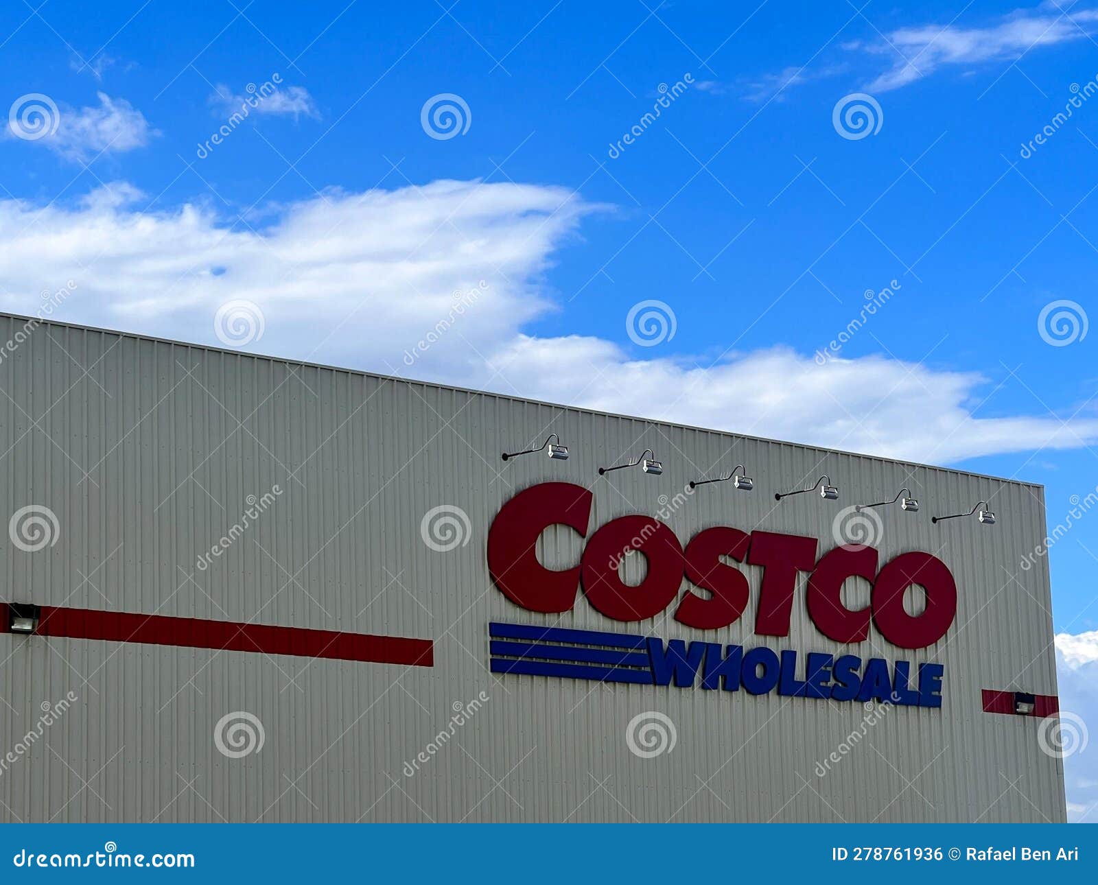 Costco Sign on a Warehouse Building Exterior Editorial Photo - Image of ...