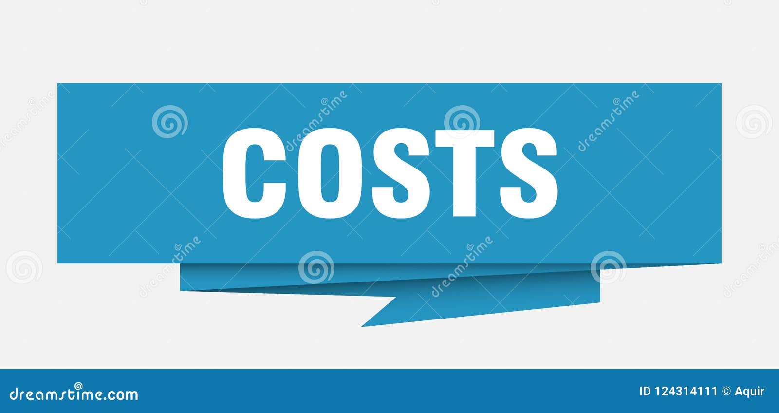 Costi illustrazione vettoriale. Illustrazione di illustrazione - 124314111