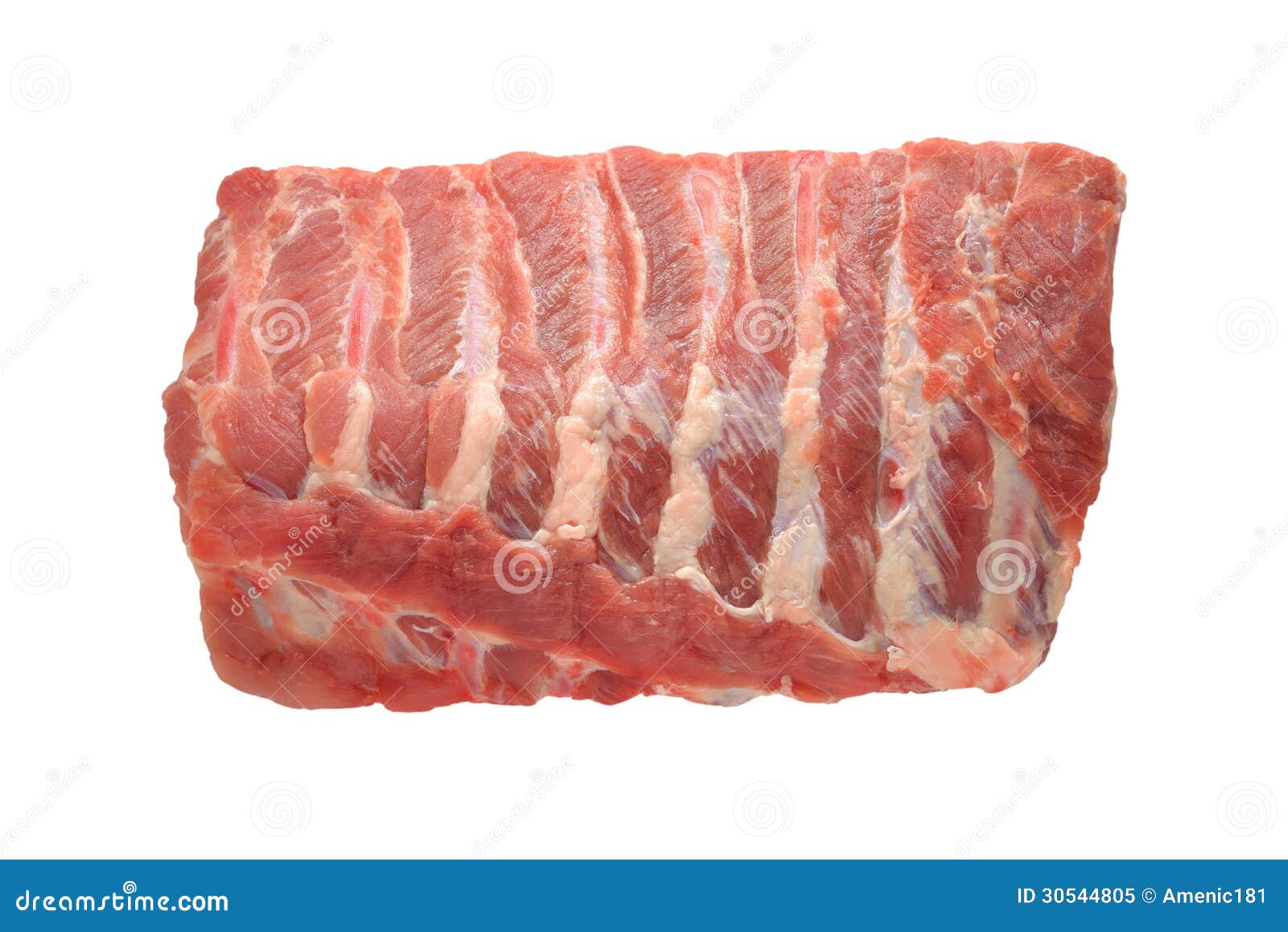 Costillas de cerdo crudas imagen de archivo. Imagen de cocinero - 30544805