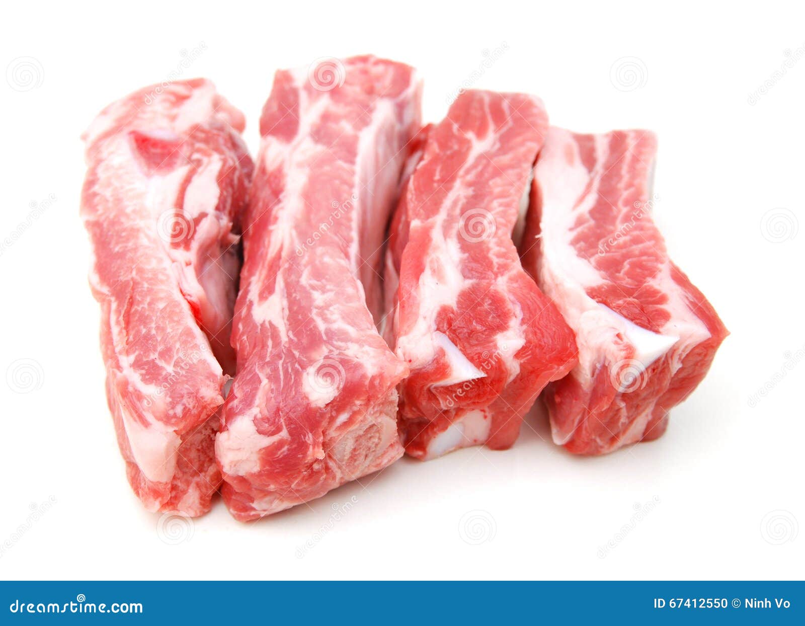 Costillas De Cerdo Sin Procesar Foto de archivo - Imagen de caldo ...