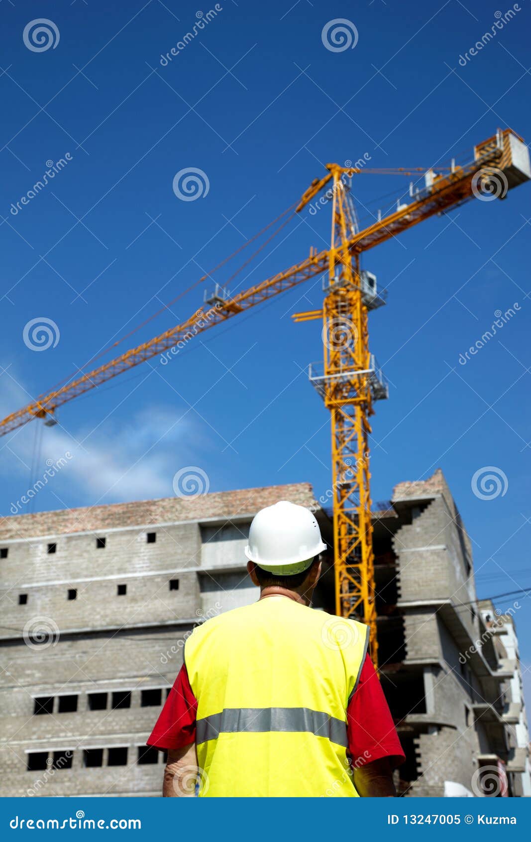 In costruzione immagine stock. Immagine di esterno, sicurezza - 13247005