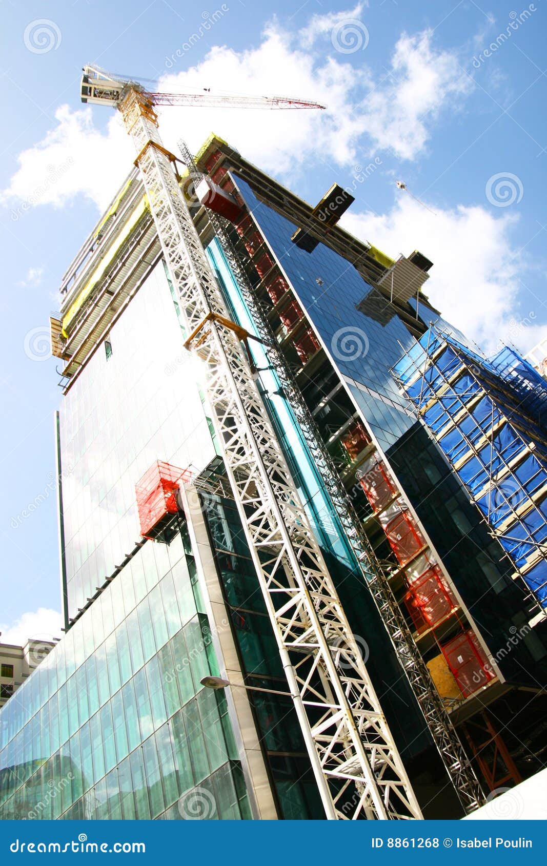 Costruzione di edifici fotografia stock. Immagine di saldatura - 8861268